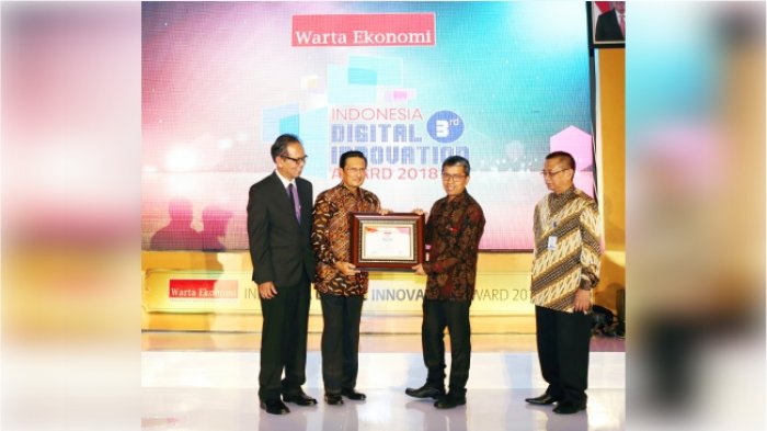 PT Pos Indonesia Raih Penghargaan di Indonesia Digital Innovation Award 2018 - Tribunjabar.id