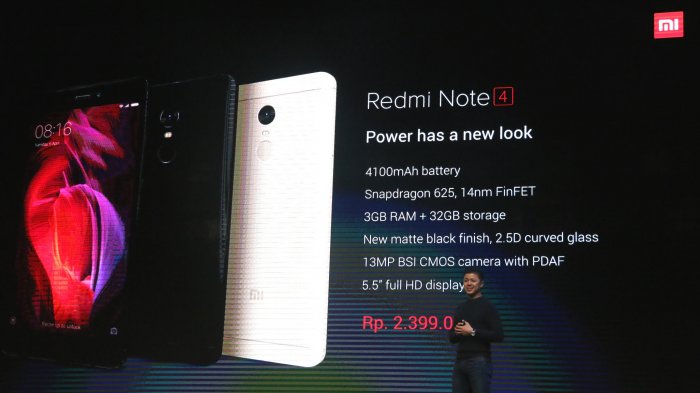 Redmi Note 4 Dirancang dengan Desain Elegan - Tribunjabar.id
