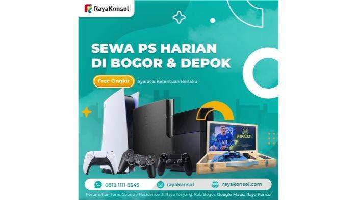 Raya Konsol, Rental Playstation Terbaik di Depok, Bogor Sekitarnya yang ...