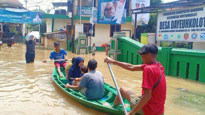Kabupaten Bandung Ulang Tahun, Ribuan Rumah di Dayeuhkolot Masih Terendam Banjir - Tribunjabar.id