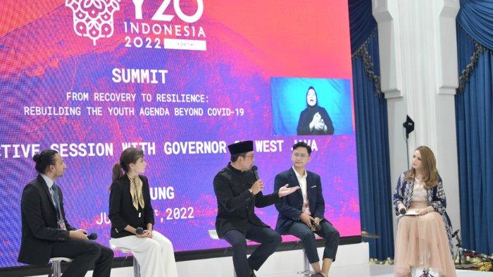 KTT Y20 dengan Pesan Perdamaian Jadi Lokomotif Pemuda Indonesia Bangun Masa Depan - Tribunjabar.id