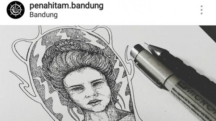 Serba Gelap dan Penuh Simbol, Ciri Khas Gambar Anggota Pena Hitam ...