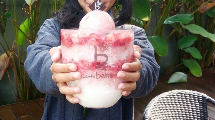 VIDEO: Unik, Begini Cara Menikmati Bingsu Ala Caffe Bene - Tribunjabar.id