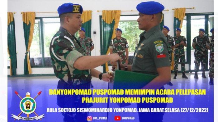 DanYonPomad Puspomad Memimpin Acara Pelepasan Prajurit Yonpomad ...