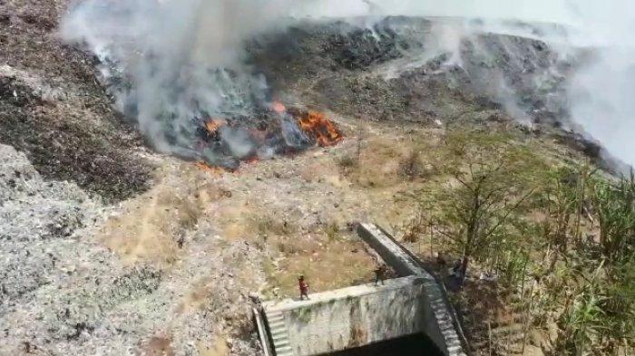 Api Kembali Berkobar di TPA Kopi Luhur Cirebon, Bermula dari Letupan ...