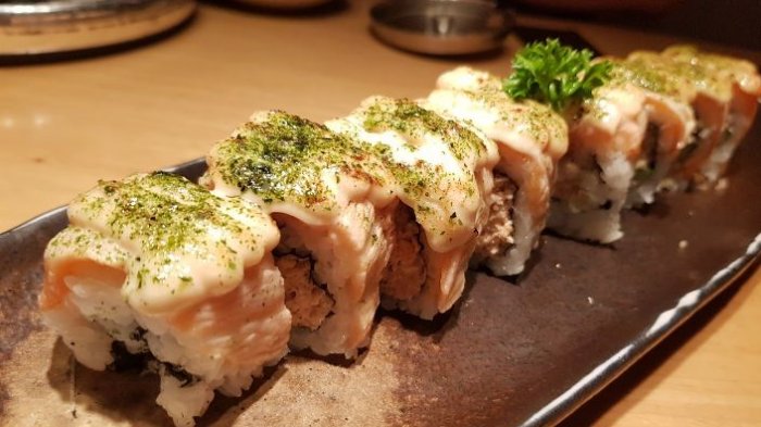 Gurihnya Salmon Belly dan Tuna Salad Crispy Mentai Khas Jepang di Resto ...