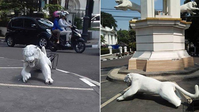 Patung Maung Bandung yang Bikin Heboh Akan Diperbaiki, Warganet Sebut ...