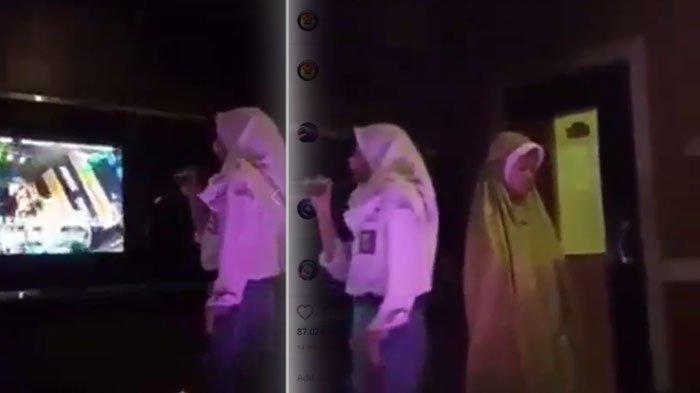 Viral, Siswi SMA Ini Sholat di Ruang Karaoke, Dua Temannya Tetap Asyik Nyanyi di Belakangnya ...