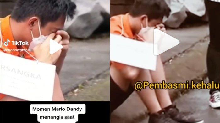 Video Mario Dandy Menangis Saat Rekonstruksi Penganiayaan David, Netizen Tak Jadi Kasihan Karena ...