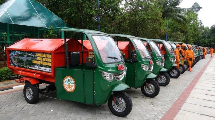 100 Unit Gerobak Motor Pengangkut Sampah Diterima 31 Kelurahan di Jakut ...