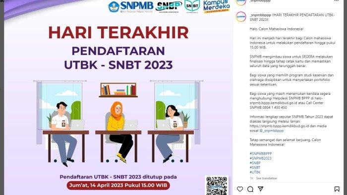 Hari Terakhir Pendaftaran SNBT 2023, Ini Link Download Template Portofolio Sesuai Bidang Minat ...