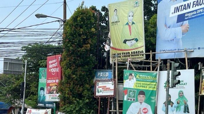 Banyak Baliho Caleg di Pinggir Jalan, Kapan Masa Kampanye Pemilu 2024 Dimulai? - Tribunjakarta.com
