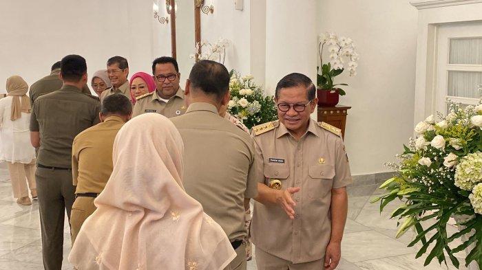 Hari Pertama Masuk Kerja, Pram-Rano Gelar Halalbihalal untuk ASN ...