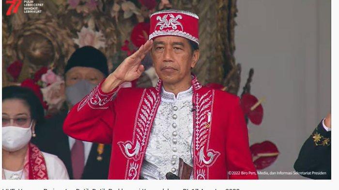 Merah Menyala, Ini Makna dan Asal-usul Baju Adat Buton yang Dipakai Jokowi di HUT ke-77 RI ...
