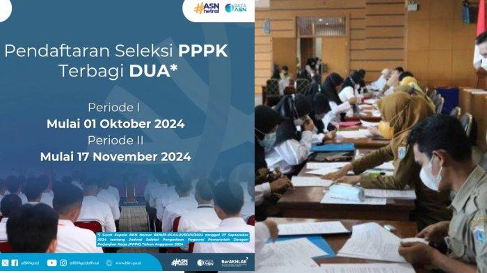 Jadwal Pendaftaran Seleksi PPPK 2024 Dibuka Mulai Besok, Terbagi Jadi Dua Priode - Tribunjakarta.com