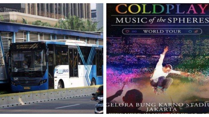Malam Ini Coldplay Konser di SUGBK, Jam Operasional Bus TransJakarta ...