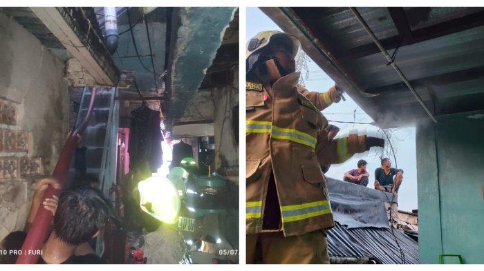 Kebakaran Rumah Tinggal di Jatipulo Jakbar, Diduga Korsleting Listrik - Tribunjakarta.com