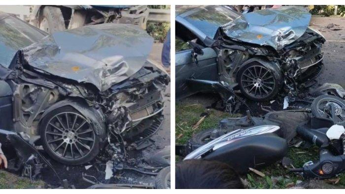 Kecelakaan Hari Ini di Karangasem Bali: Hantam Keras Truk, Mercy SLC 43 ...