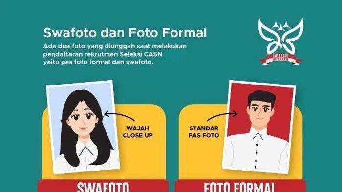 Hati-hati Keliru, Simak Beda Swafoto dan Pasfoto Saat Mendaftar CPNS 2024 - Tribunjakarta.com