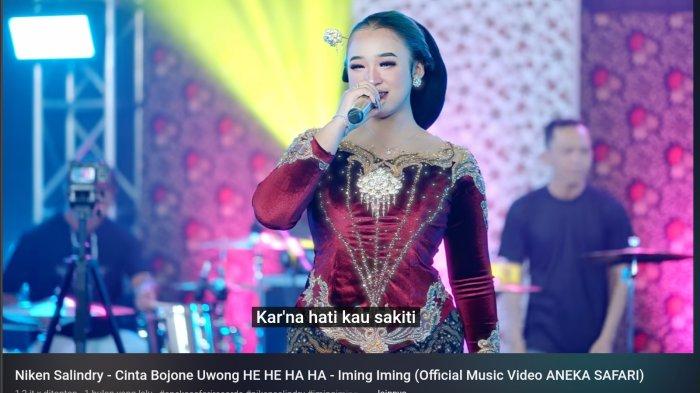 Lirik Lagu Cinta Bojone Uwong - Niken Salindry - Tribunjakarta.com