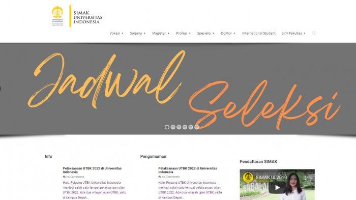 Hari Ini Pendaftaran SIMAK UI Dibuka, Berikut Jadwal Seleksi, Cara ...