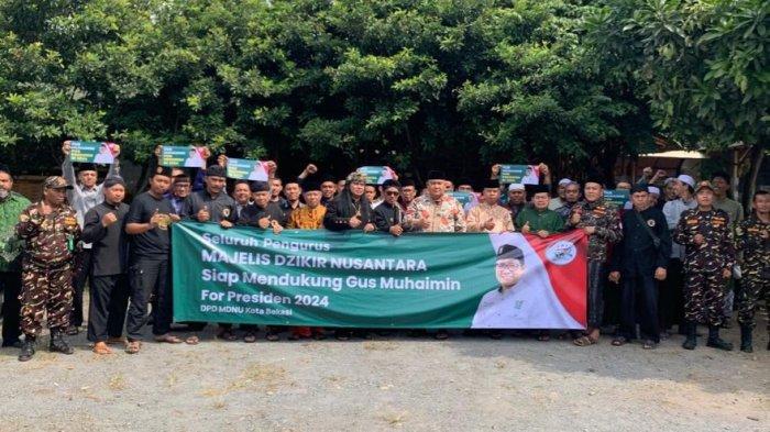 Majelis Dzikir Nusantara Kota Bekasi Gelar Deklarasi Dukung Gus Muhaimin Capres 2024 ...