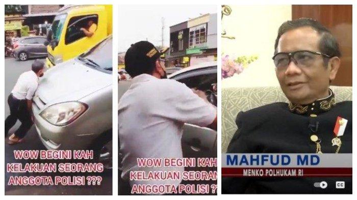 Dear Oknum Polisi yang Parkir Halangi Akses Gang, Mahfud MD Sudah Turun Tangan Bilang Jangan ...