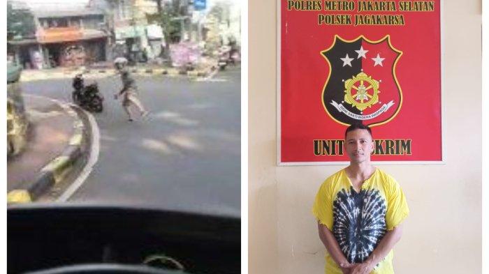 Sempat Cekcok, Terkuak Alasan Pemotor Timpuk Batu Bus Transjakarta di ...