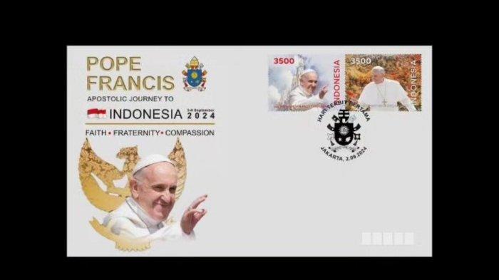 Pos Indonesia Luncurkan Prangko Edisi Kunjungan Paus Fransiskus ke ...