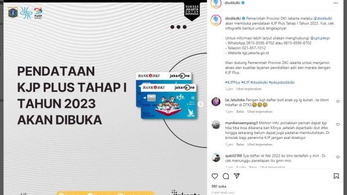KJP Plus Tahap 1 2023 Telah Dibuka, Simak Syarat Daftar dan Besaran ... KJP Plus Tahap 1 2023 Telah Dibuka, Simak Syarat Daftar dan Besaran ...