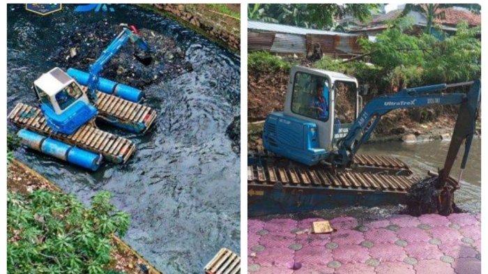 Tangani Banjir, Sudin SDA Jaksel Keruk Sejumlah Kali dan Waduk - Tribunjakarta.com