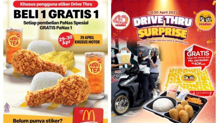 Promo Drive Thru di McD dan Hokben, Berlaku sampai 30 April 2025 ...