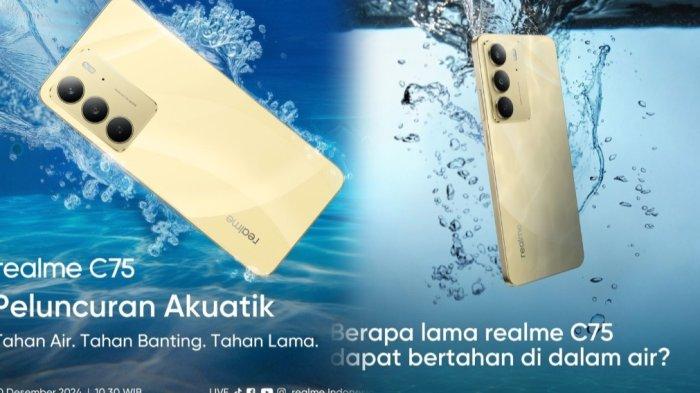 Spek Realme C75 Harga Rp 2 Jutaan dengan Proteksi Tingkat Dewa, Diklaim ...