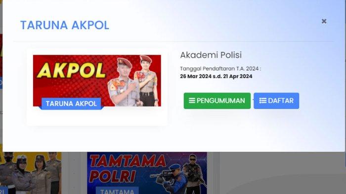 Syarat Minimal Nilai Rapor untuk Daftar Akpol 2024, Rekrutmen Dibuka Sampai 21 April 2024 ...