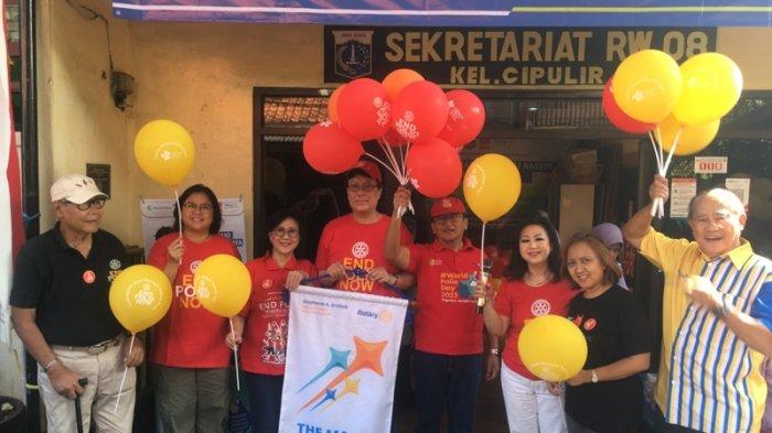Kolaborasi dengan Dinkes DKI, Rotary International Sukseskan PIN Polio ...