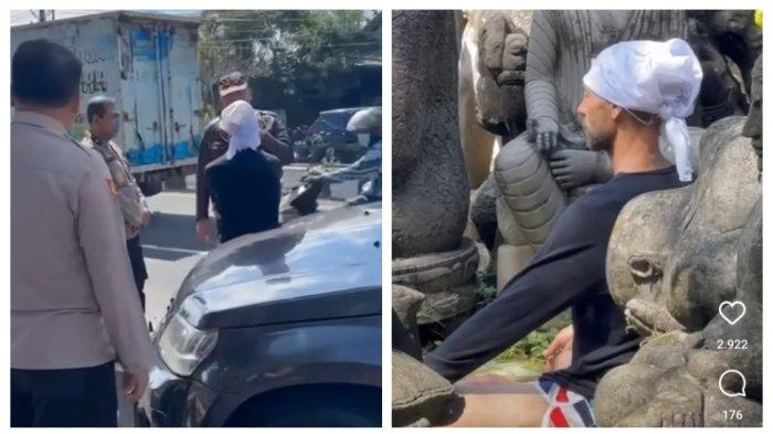 Viral Bule asal Amerika Ngamuk Gebrak Kap Mobil Polisi Berpangkat Kombes di Denpasar Bali ...