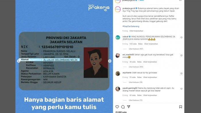 Alamat KTP Dibilang Salah saat Daftar Kartu Prakerja, Ini Solusi dan 3 ...