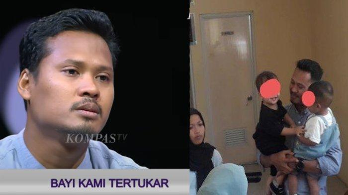 Senyum Bahagia Hartono Suami Dian Gendong Dua Bayi Tertukar, Nama Anak ...
