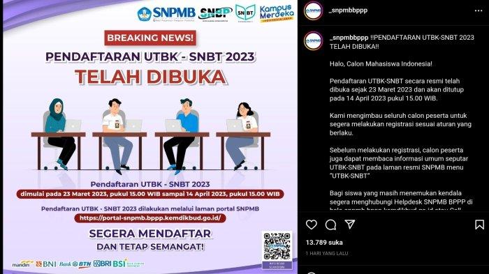 Jangan Tunggu Mepet! Segera Daftar UTBK-SNBT 2023, Catat Syarat dan Dokumen yang Diperlukan ...
