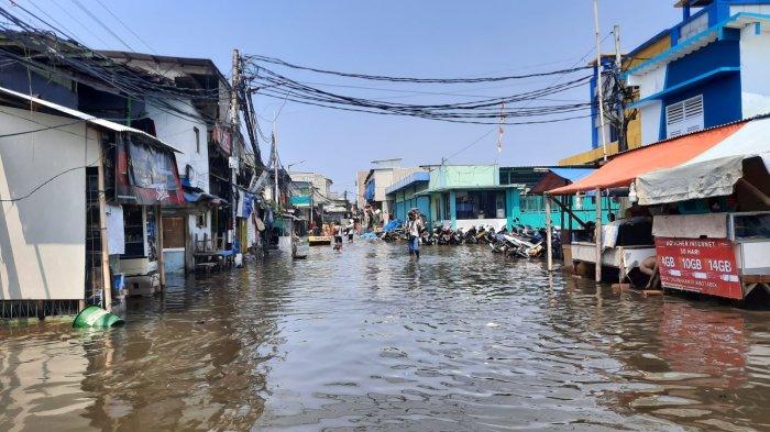 4 Rt Di Jakarta Utara Terendam Banjir Rob Ketinggian Capai 35