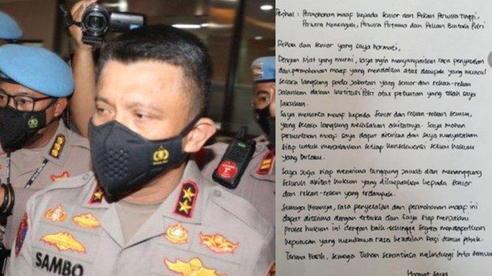 Ingat Perwira Tapi Lupa Bharada E, Sikap Ksatria Ferdy Sambo Diragukan dan Nangis Diomeli Sosok ...