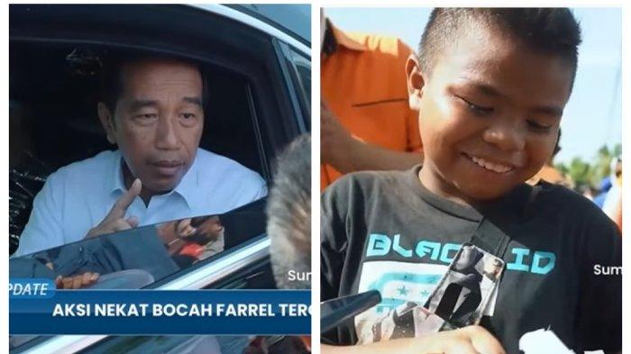 Bocah Bernama Farel Kembali Curi Perhatian Jokowi, Kali Ini di Baubau ...