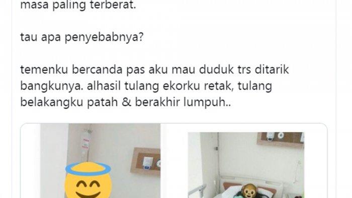 Viral Wanita Alami Tulang Ekor Retak Karena Candaan Tarik Kursi, Impian Jadi Pendaki Gunung ...