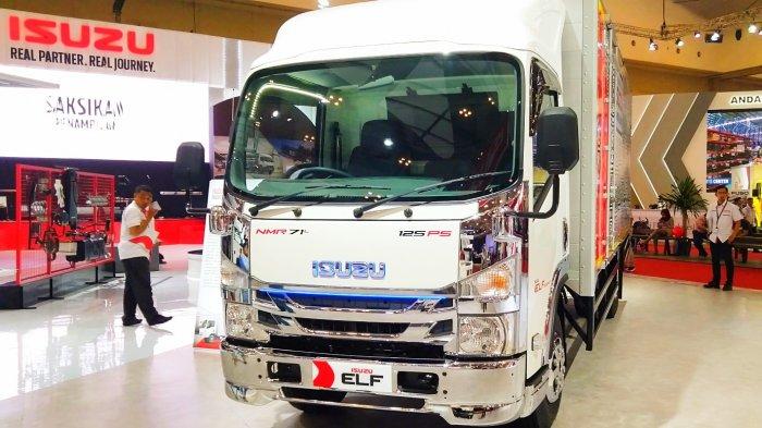 Potret Isuzu ELF NMR71L, Truk Muatan Besar Unjuk Gigi di GIIAS 2019 - Tribunjakarta.com