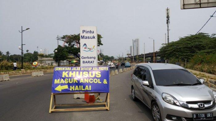 Ada Proyek Sheet Pile, Jalan depan Gerbang Barat Ancol Ditutup ...