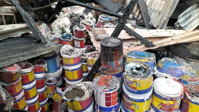 Penampakan Kaleng-kaleng Cat Meleleh dalam Kebakaran Pabrik di ...