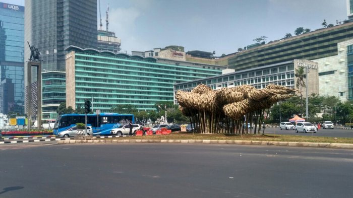 Ini Makna Dibalik Karya Seni Bambu Getah Getih yang Ada di Bundaran HI ...