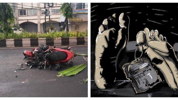 Kecelakaan Maut Di Bali Wna Belanda Kendarai Motor Tabrak Truk Bagian