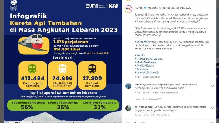 Jadwal 19 Kereta Api Tambahan untuk Mudik Lebaran 2023, Disertai Cara Pesan Tiketnya ...