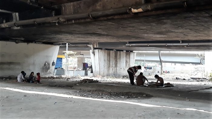 Sejarah Flyover Grogol Hingga Jadi Hunian Para PMKS - Tribunjakarta.com